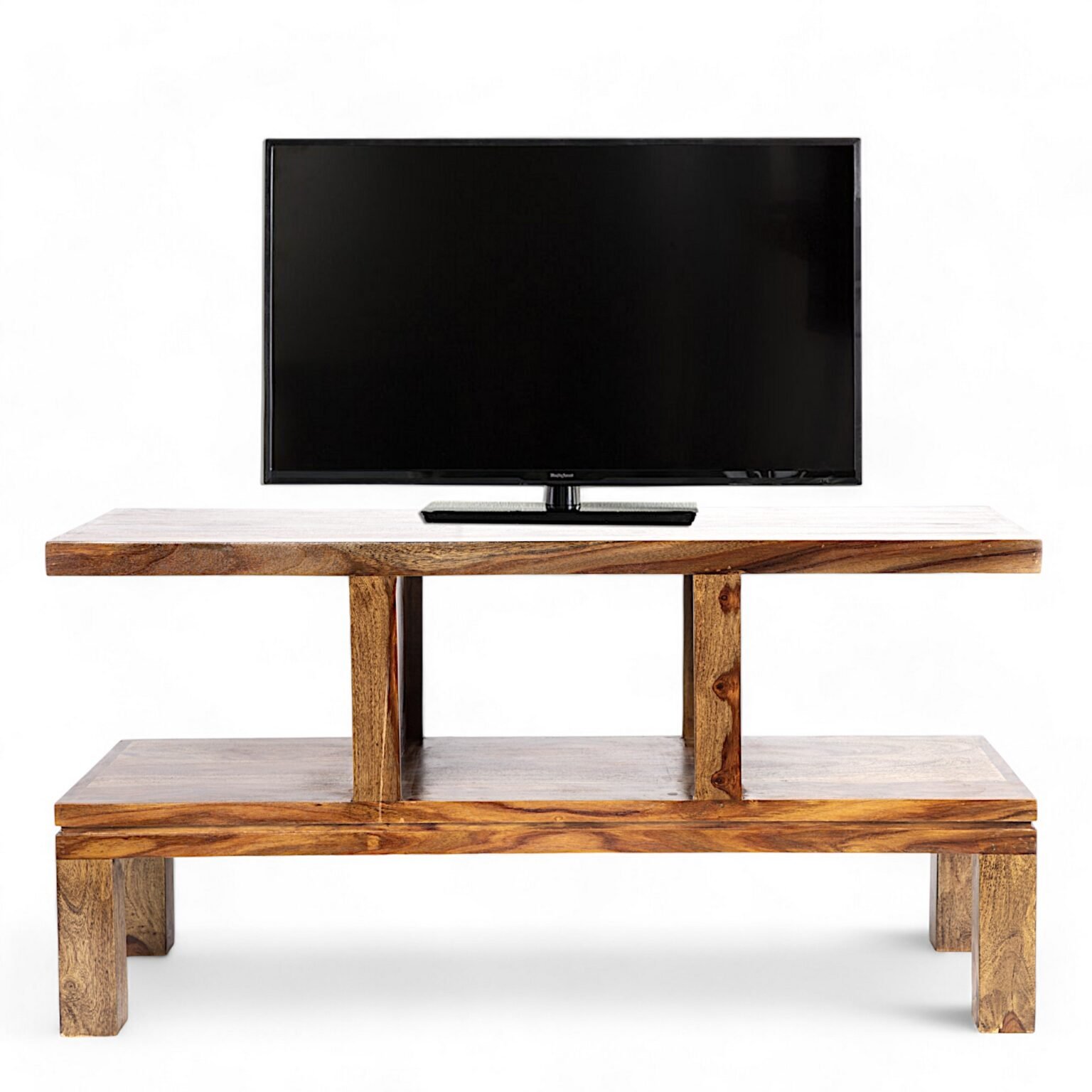 Ikiriya Allen Sheesham Wood Contemporary TV Entertainment Unit for TV ...