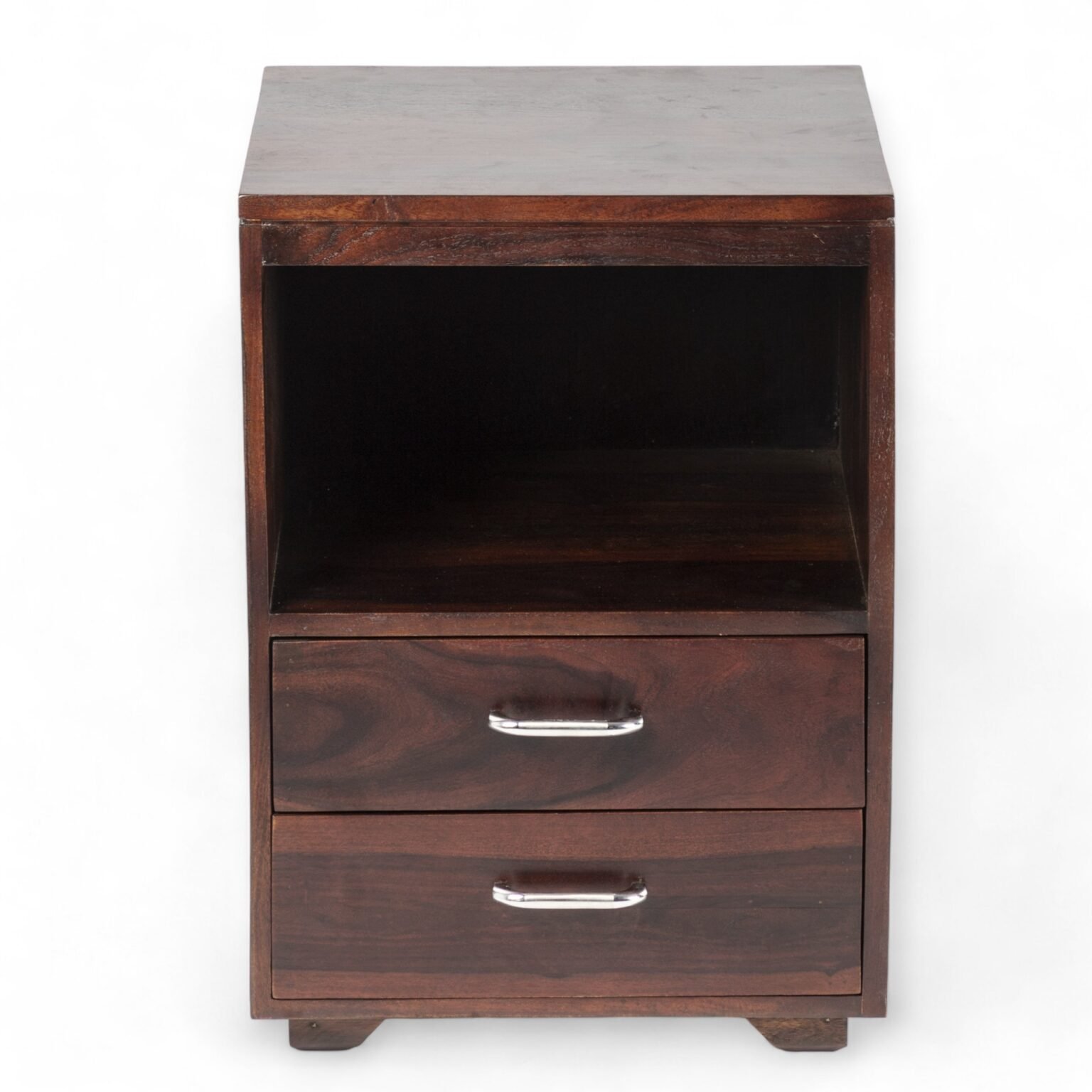 Ikiriya Kassel Sheesham Wood Contemporary Bedside Table/ End Table in ...
