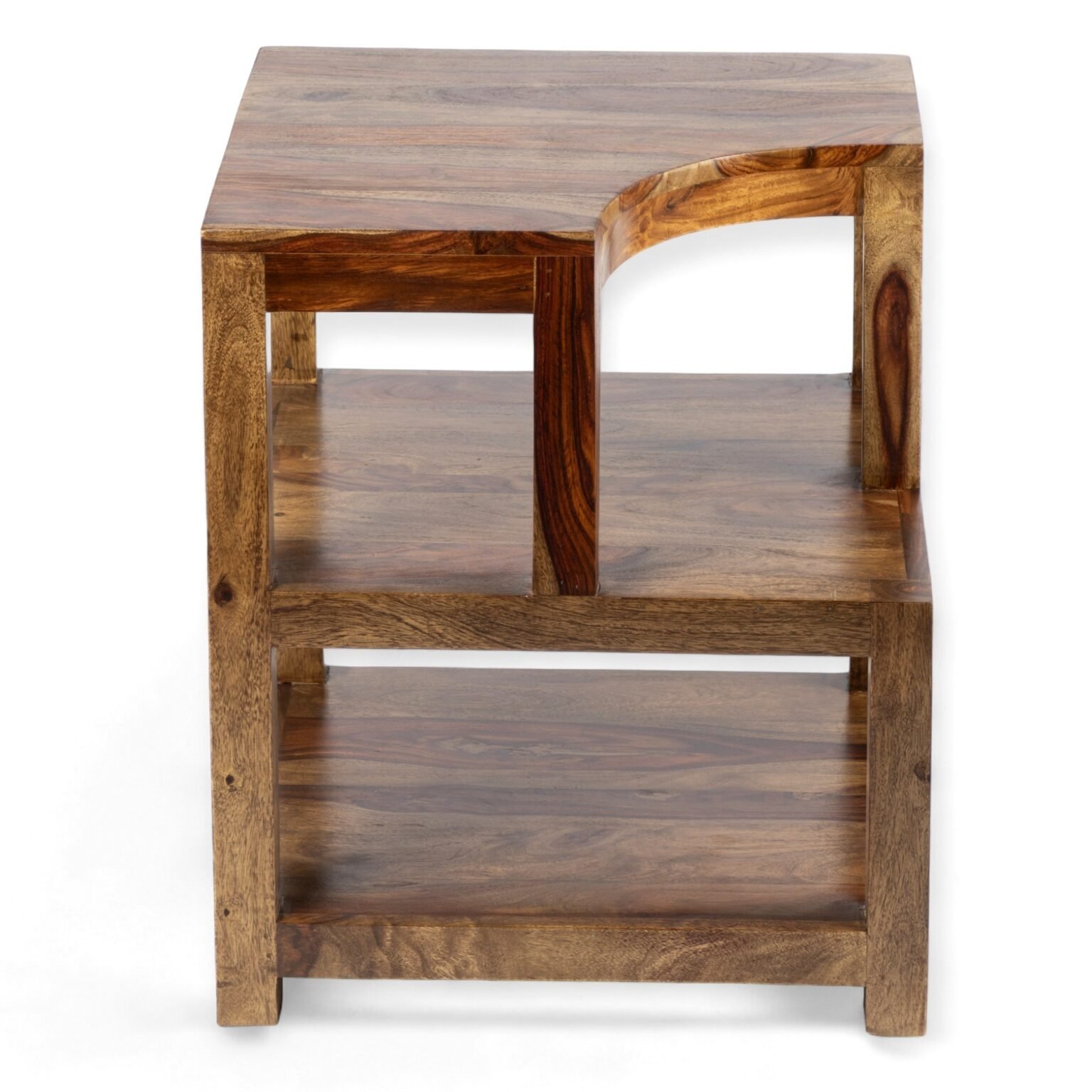 Ikiriya Aural Sheesham Wood Contemporary Bedside Table/ End Table in ...