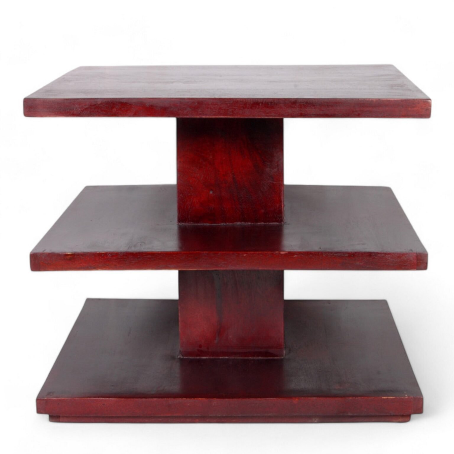 Ikiriya Thames Sheesham Wood Accent Square Coffee Table in Dark Walnut ...
