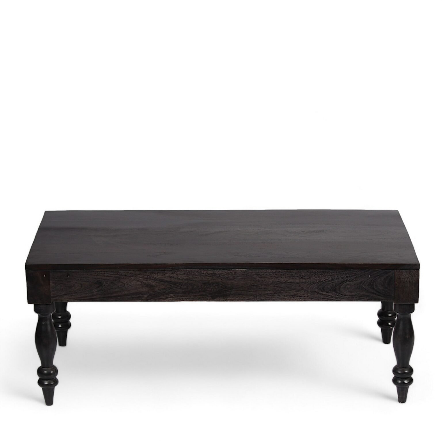 Ikiriya Hudson Sheesham Wood Traditional Rectangle Coffee Table in Dark ...
