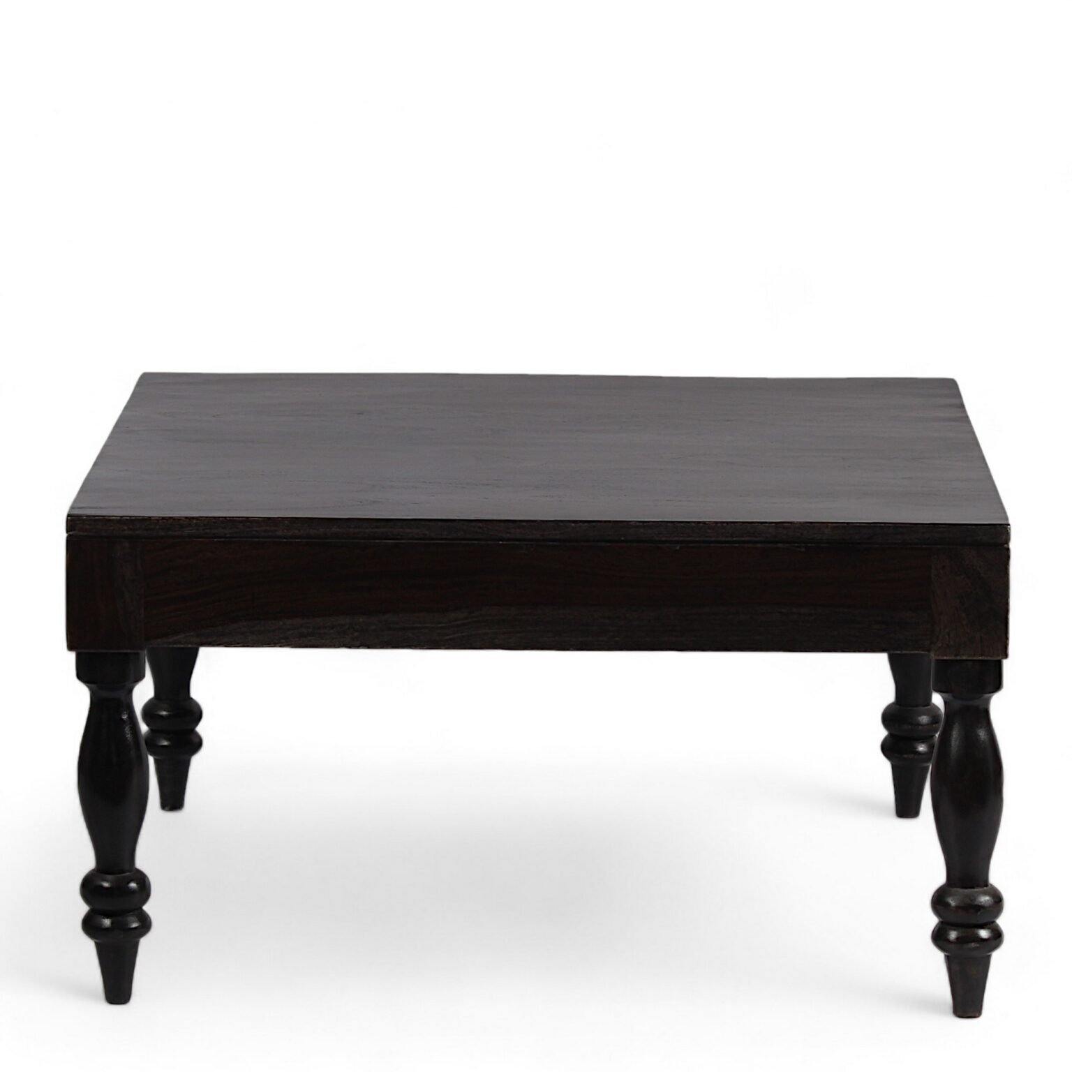 Ikiriya Sydney Sheesham Wood Contemporary Square Coffee Table in Dark ...